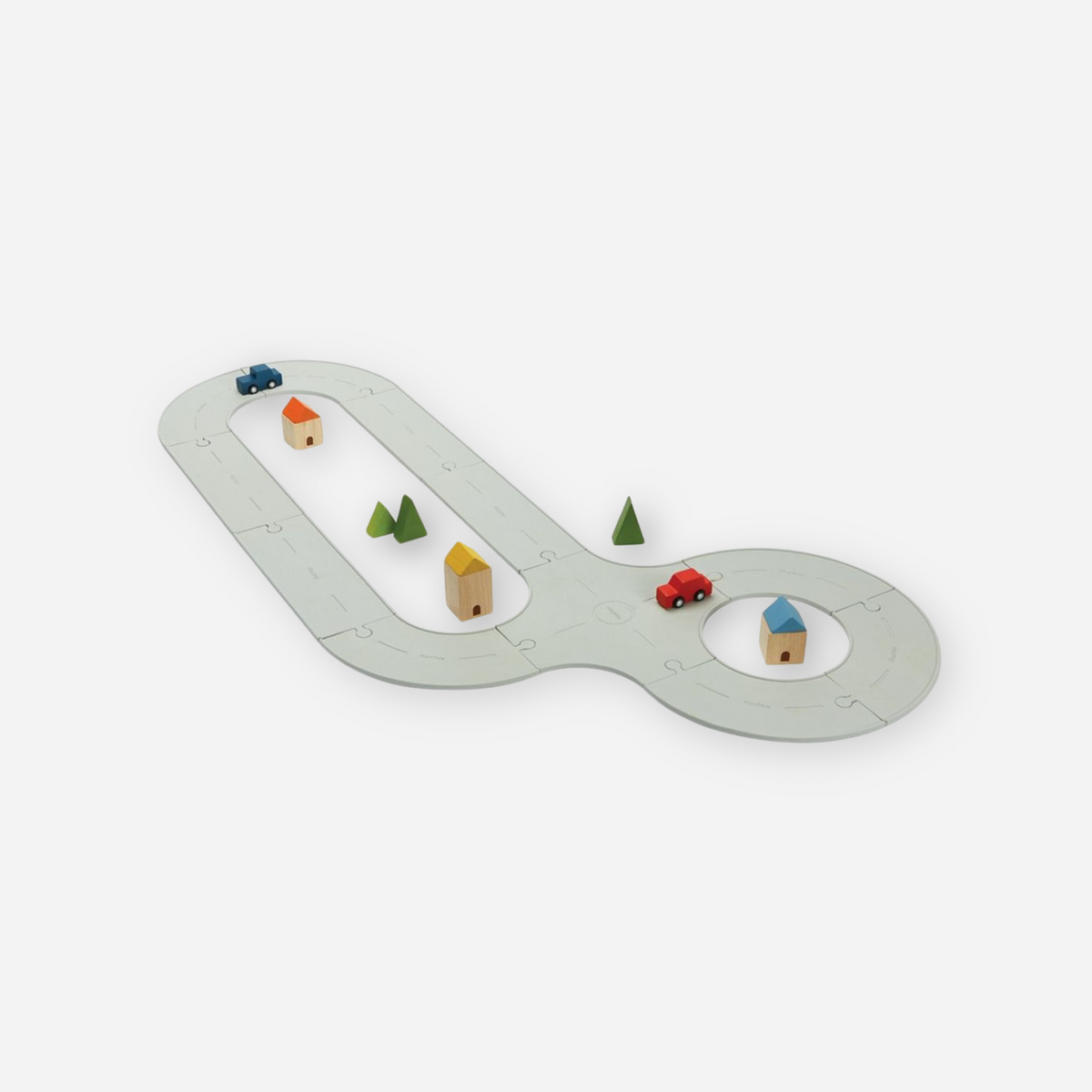 Plan Toys - Rubber Road & Rail Set - Medium – Dearly