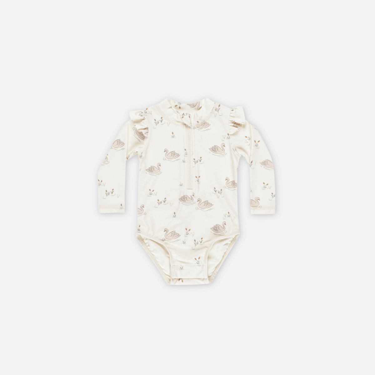 Quincy Mae - Byron Rashguard One-Piece - Swans – Dearly