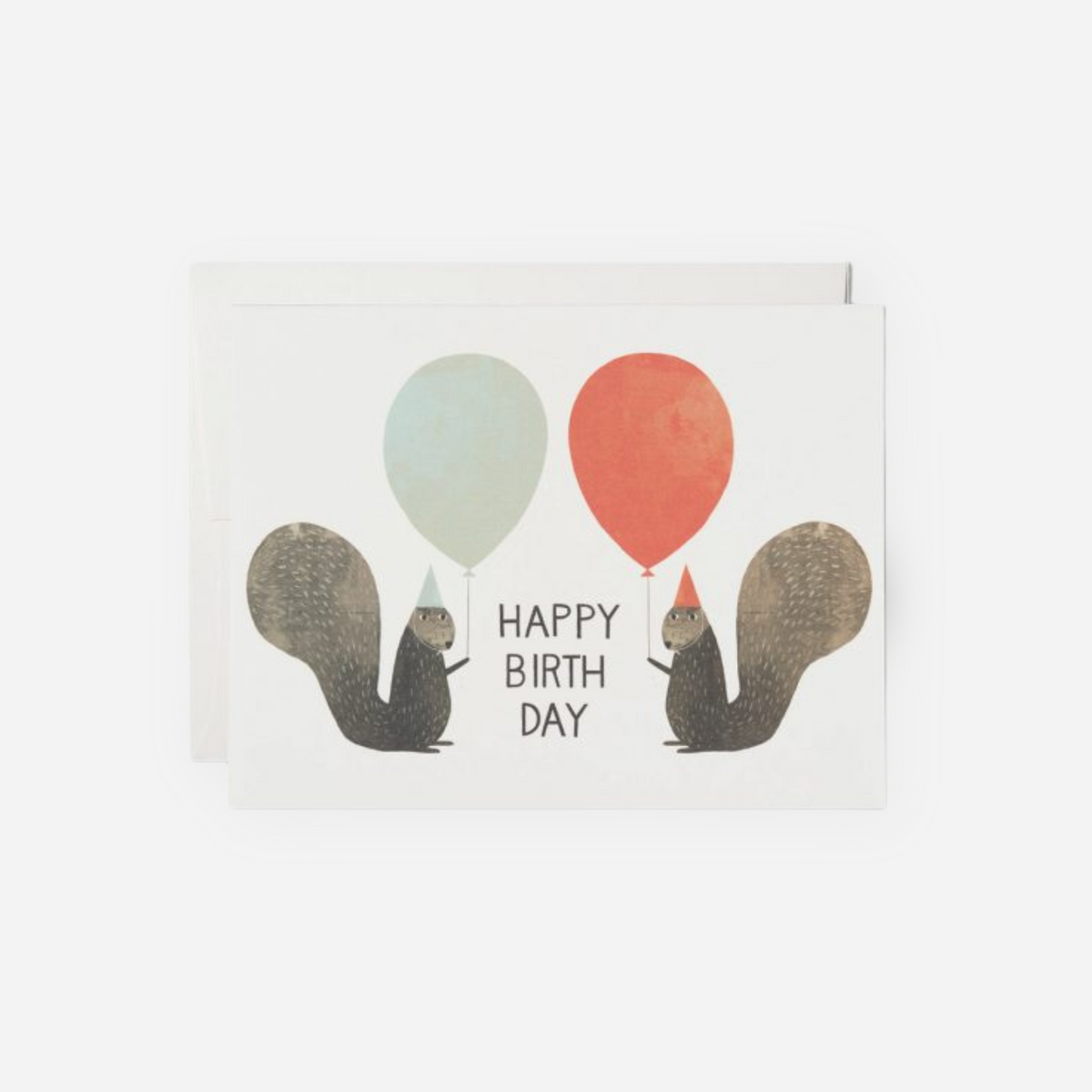 Red Cap Cards - Party Squirrels Birthday Greeting Card – Dearly