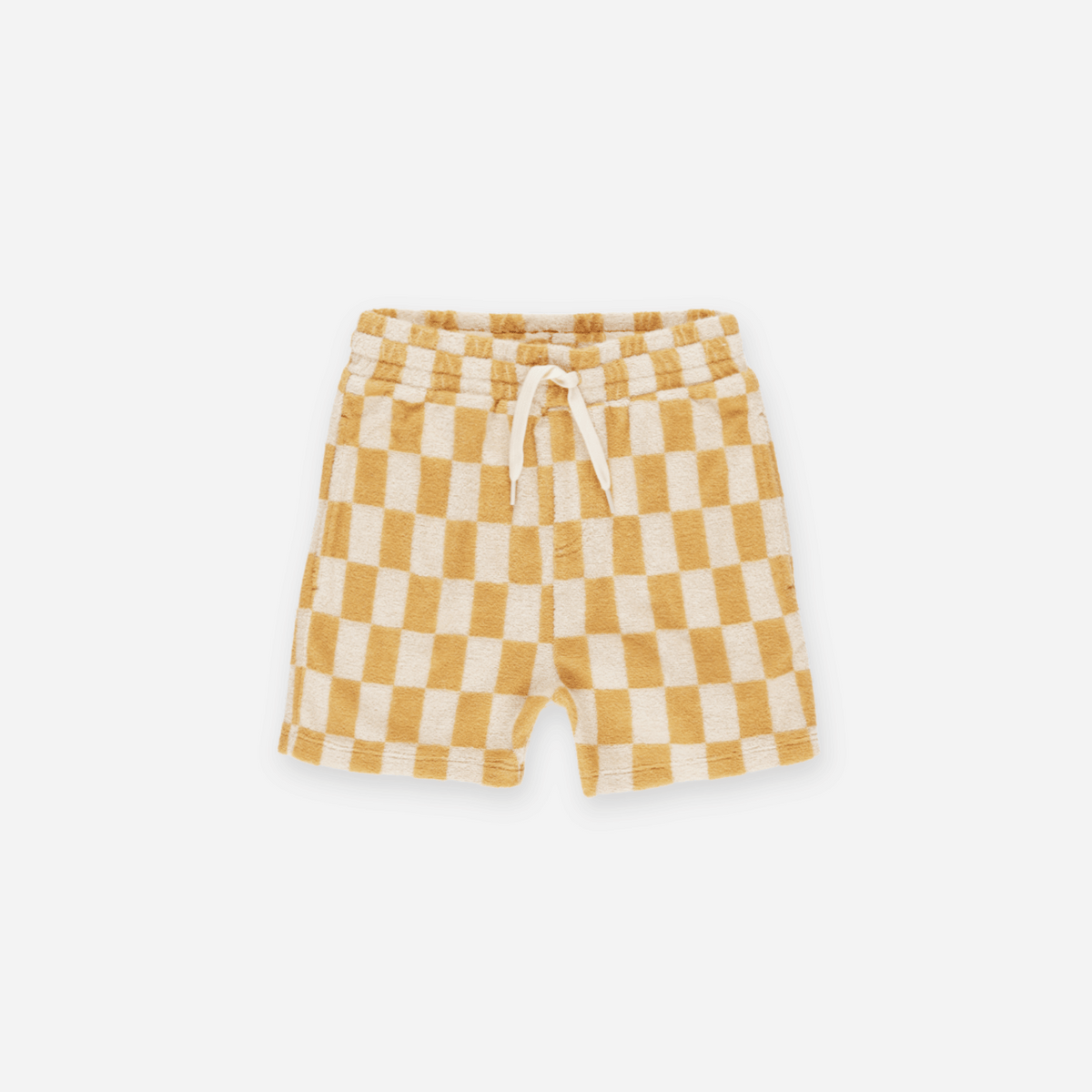 Rylee + Cru - Terry Boys Short - Marigold Check – Dearly