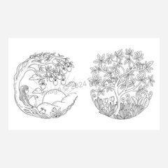 shooting star coloring book maria trolle