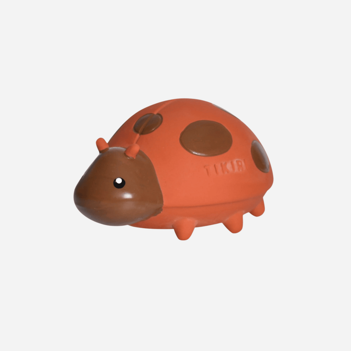 Tikiri - Natural Rubber Teether, Rattle, and Bath Toy - Ladybug – Dearly