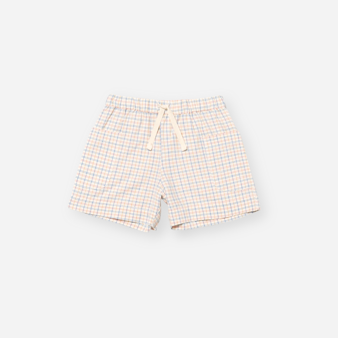 Lali -Birch Shorts - Desert Sunset Chex – Dearly
