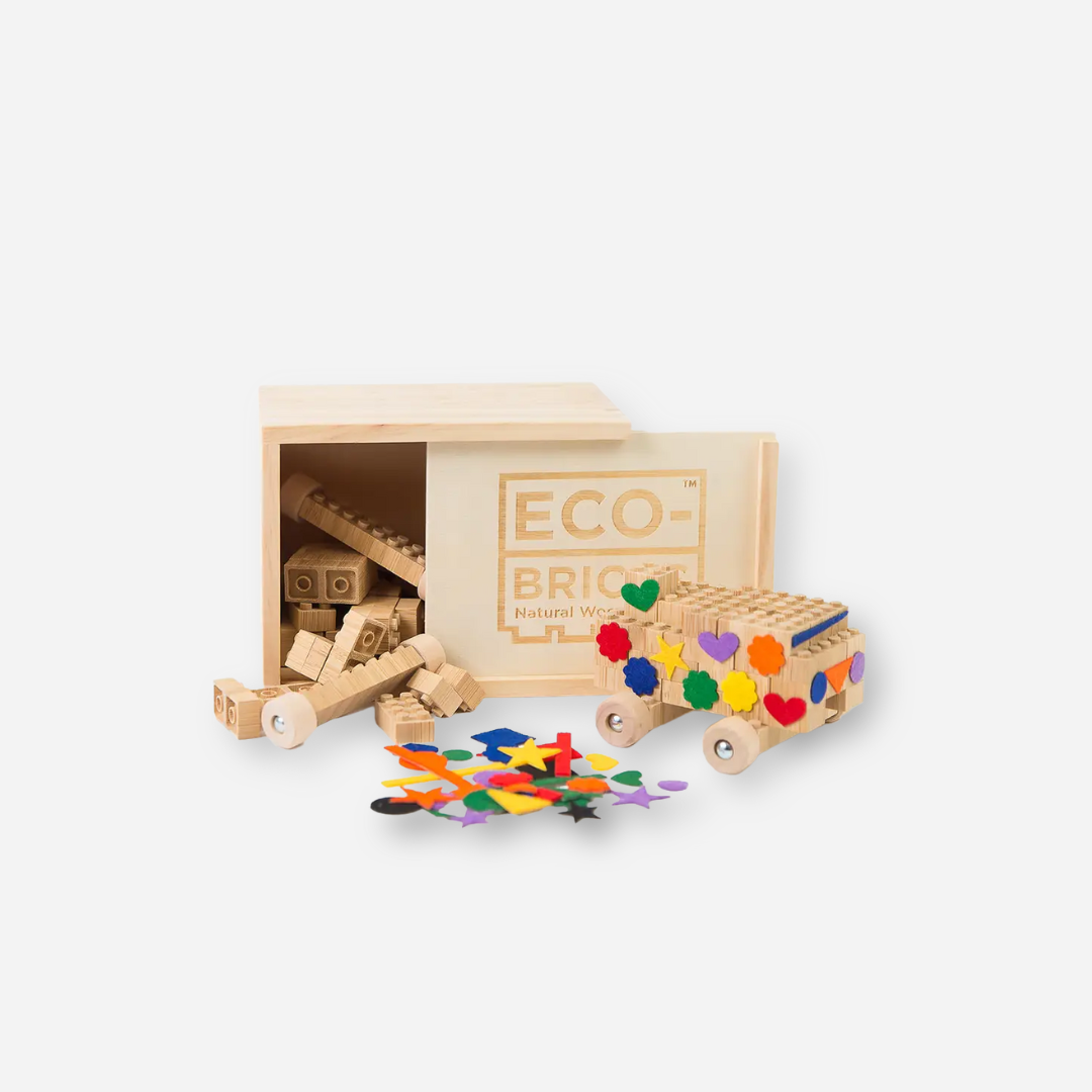 Once Kids - Eco-bricks™ Bamboo 45pcs + Felt – Dearly